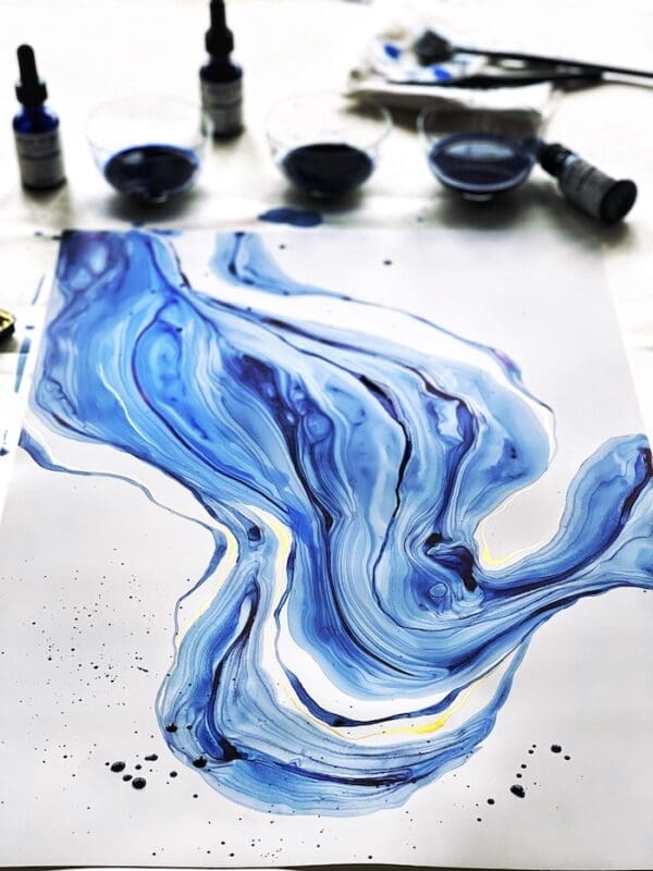 Acrylic Ink Workshop: Go with the Flow - PaintEvents.ch